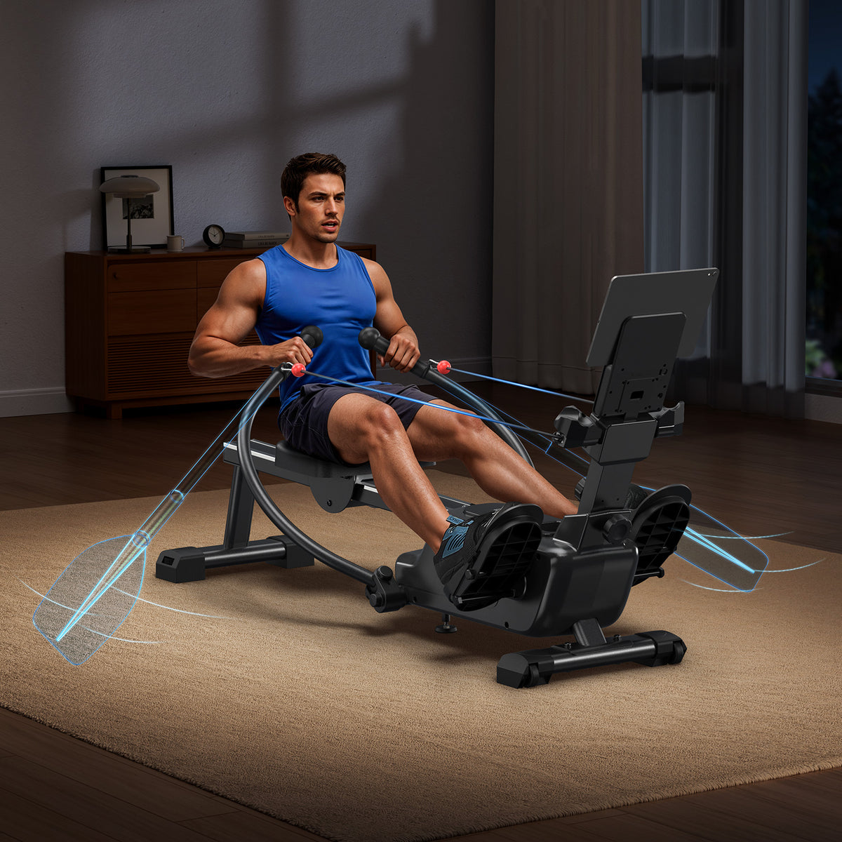 Merach R26B1 Rudergerät für Zuhause